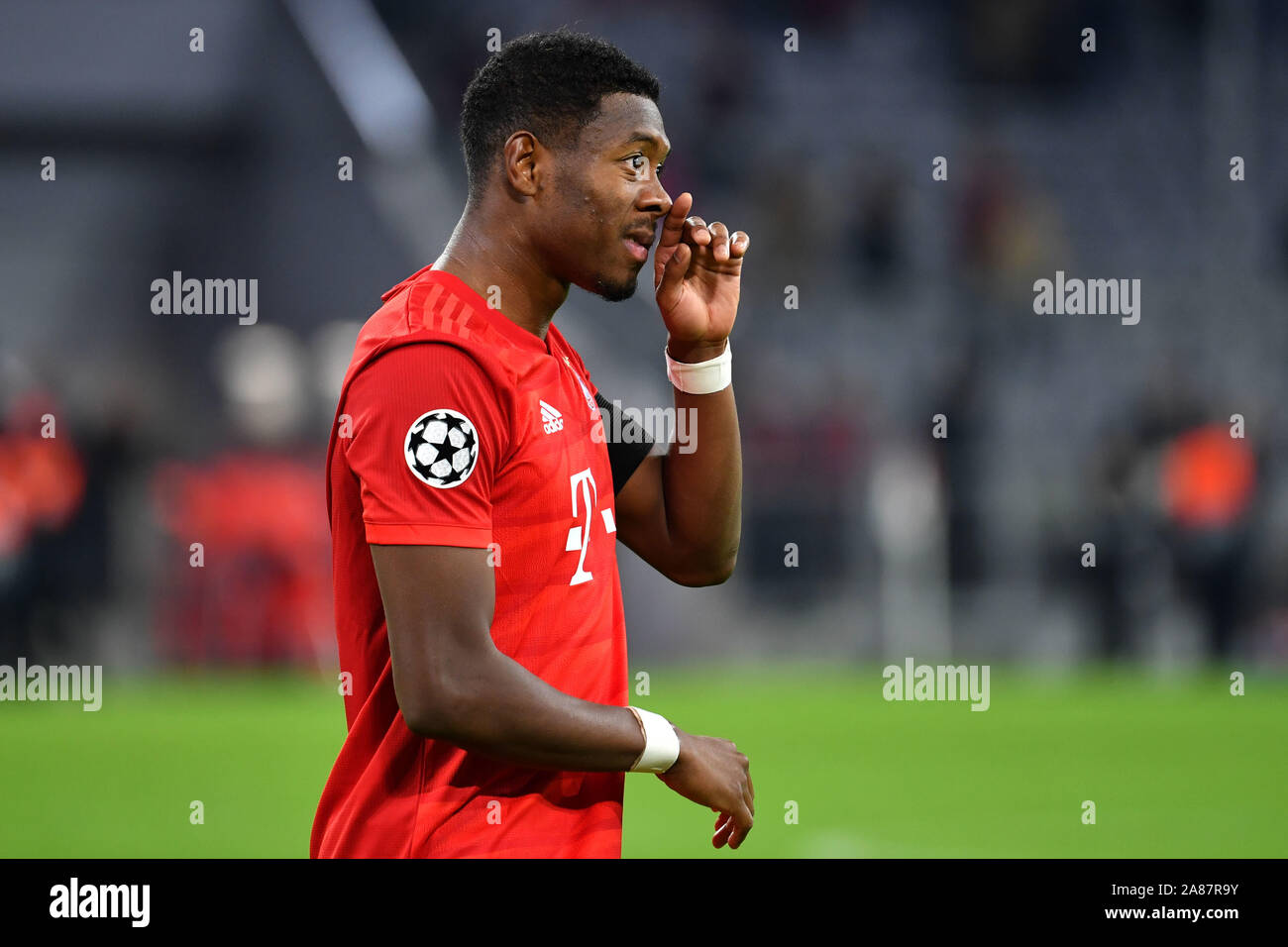 Munich, Deutschland. 06th Nov, 2019. David ALABA (FC Bayern Munich ...