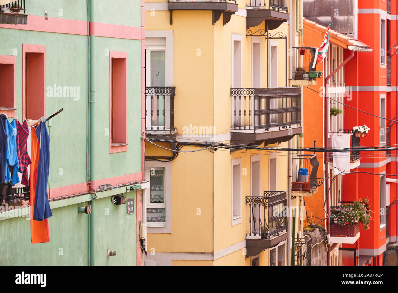 Port buildings colorful facades hi-res stock photography and images - Alamy