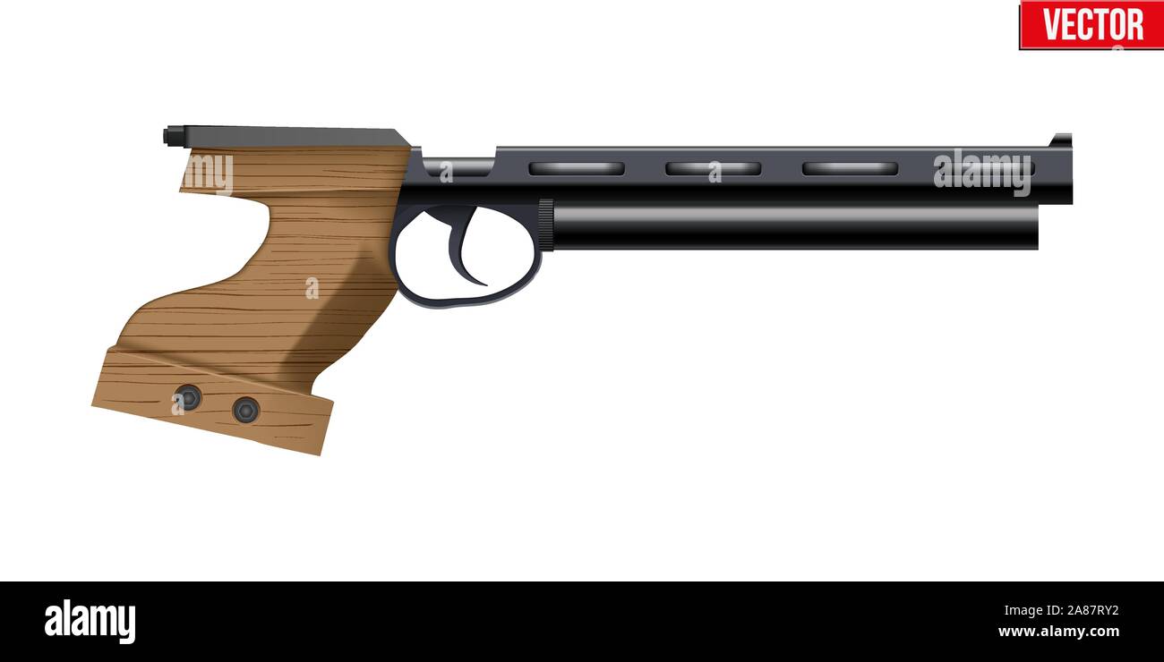 Air pistol vector vector Stock Vector Images - Alamy