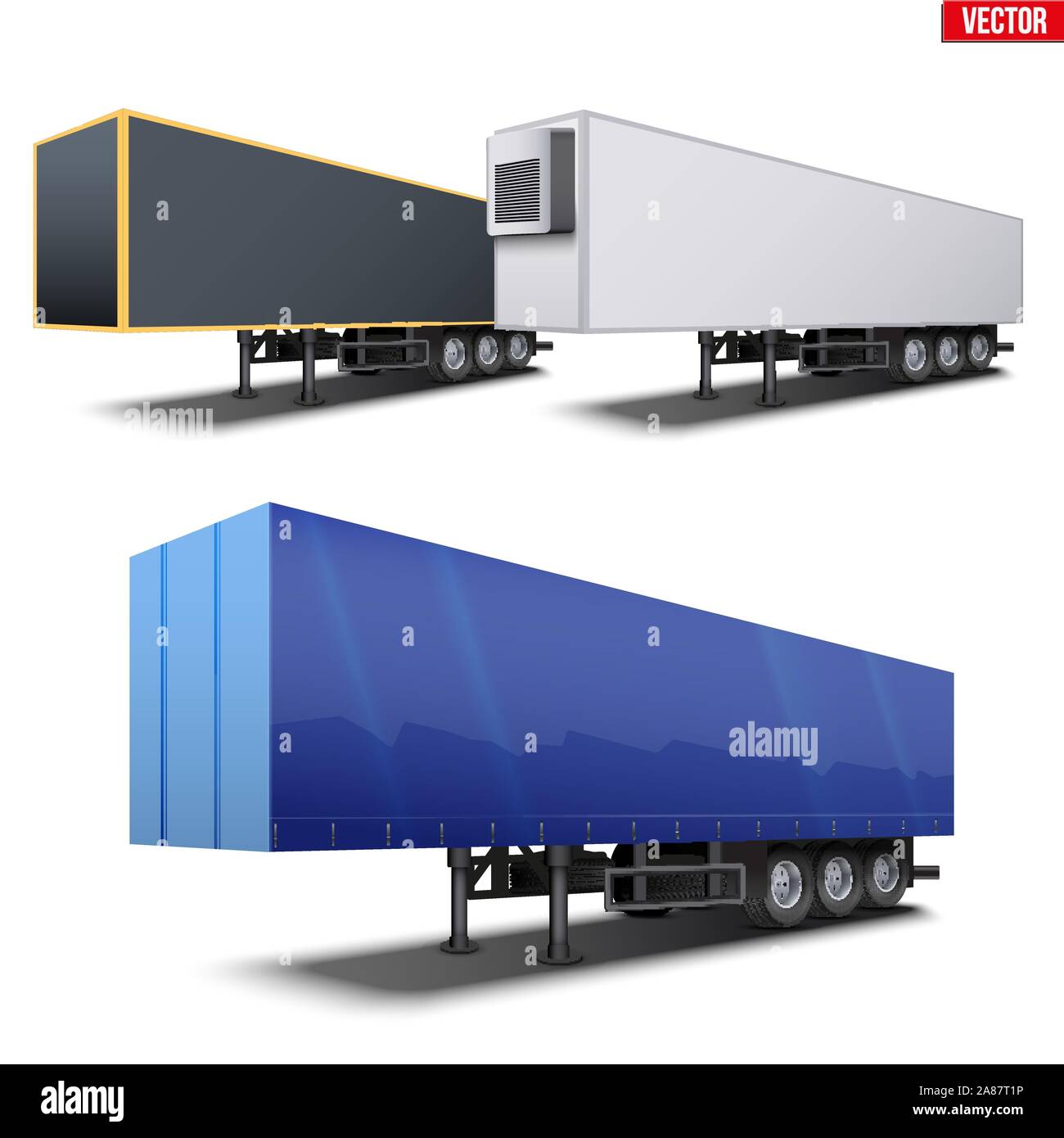 Trailer trailers Stock Vector Images - Alamy