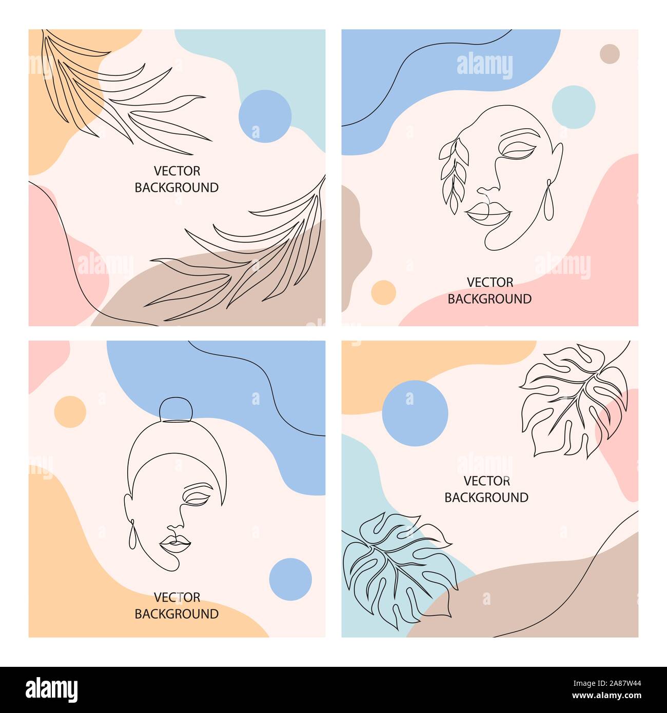 Collage concept one single Stock Vector Images - Alamy