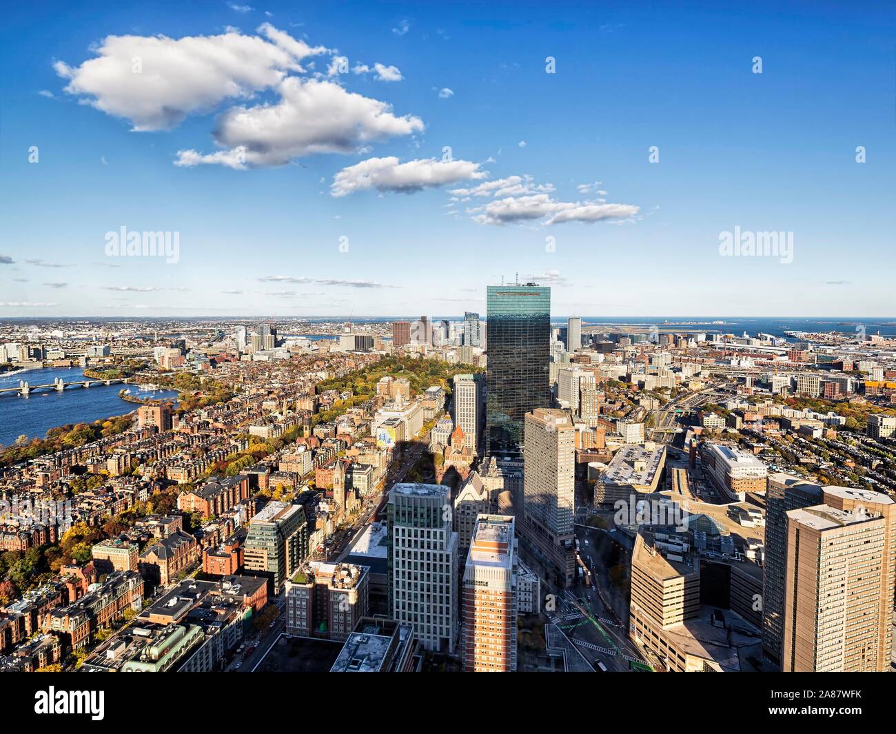 View from Prudential Tower to Financial District, 200 Clarendon and ...