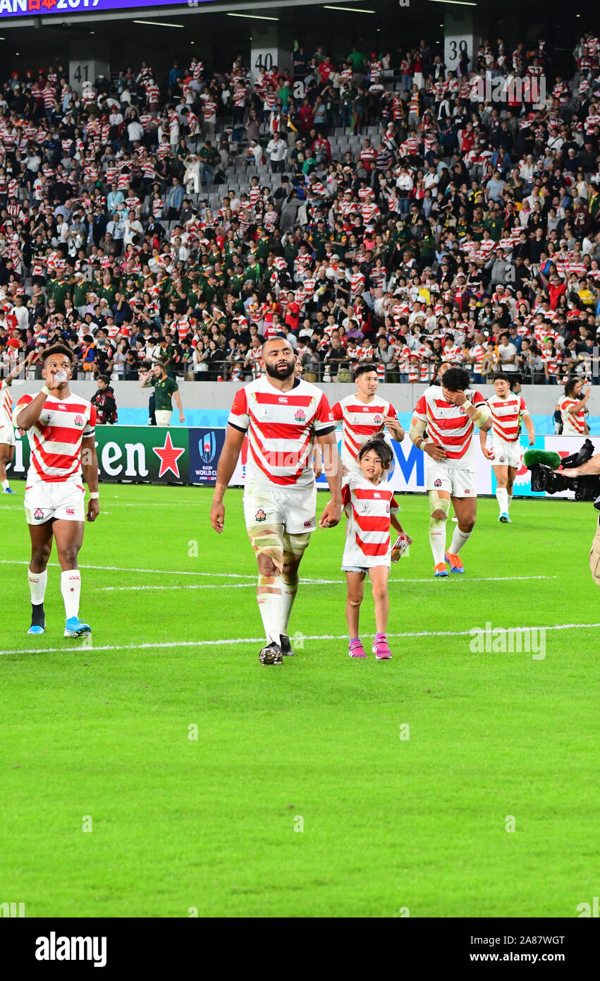 Michael Leitch of Japan after the 2019 Rugby World Cup Quarter-final ...