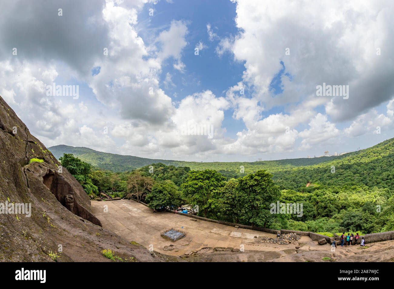 View of the tropical forest in the Sanjay Gandhi National Park Mumbai ...