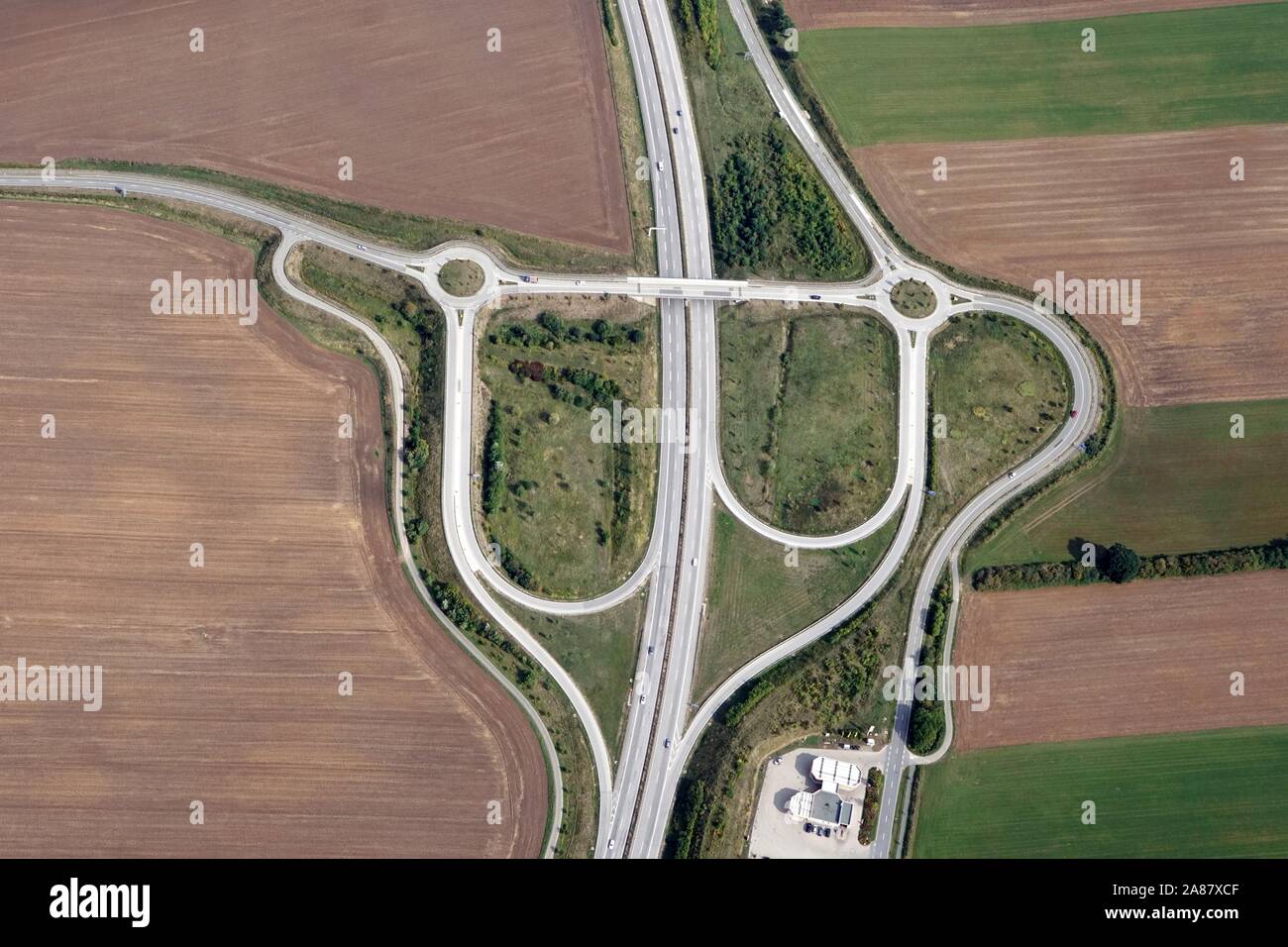 Motorway a20 exit geschendorf hi-res stock photography and images - Alamy