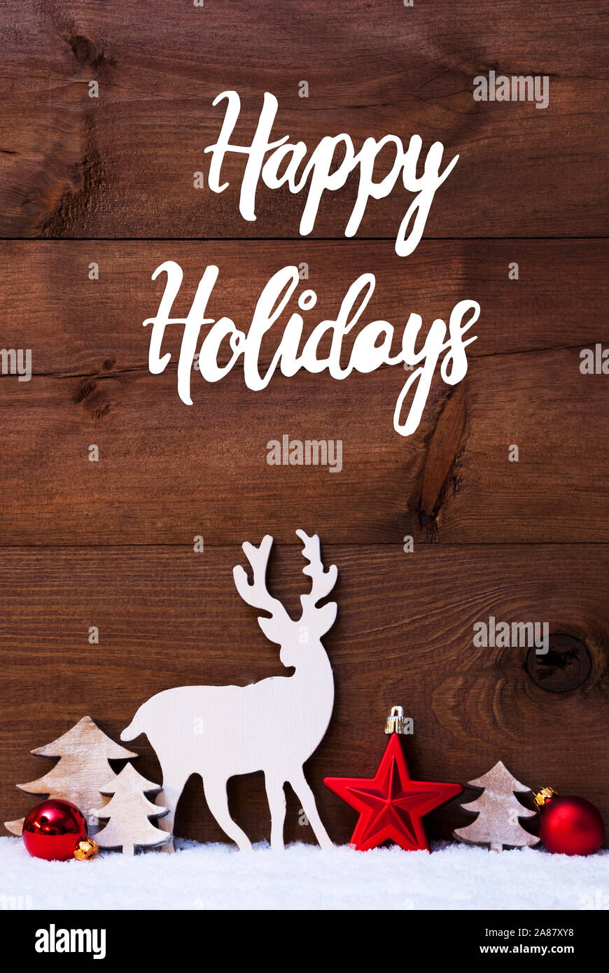 Decorative deer red ball hi-res stock photography and images - Alamy