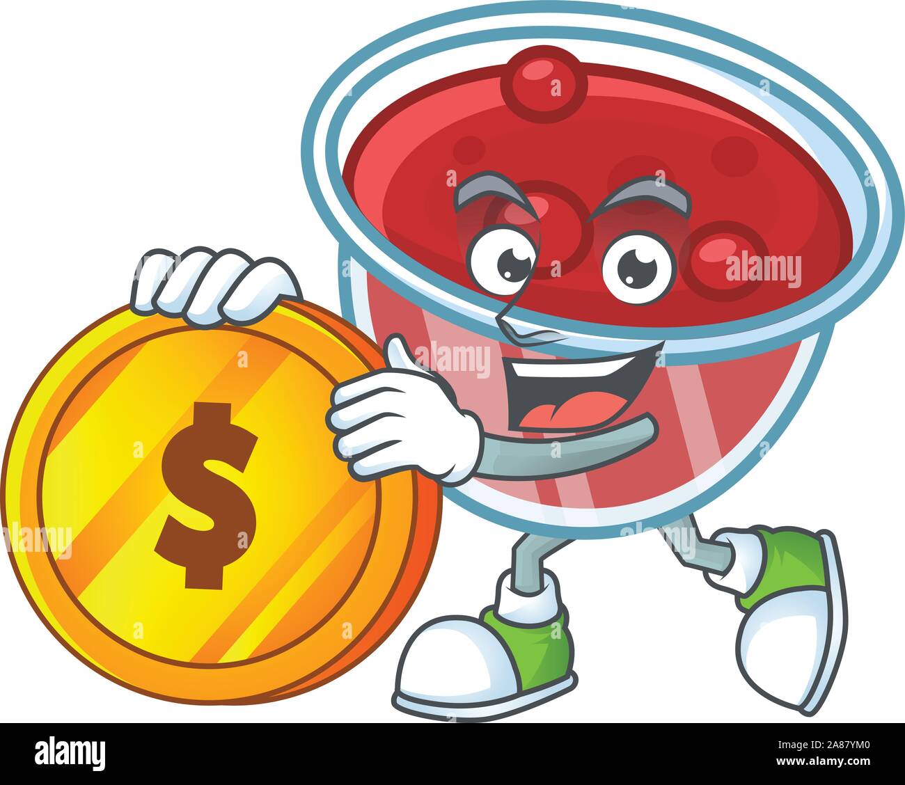 Coins sauce Stock Vector Images - Alamy
