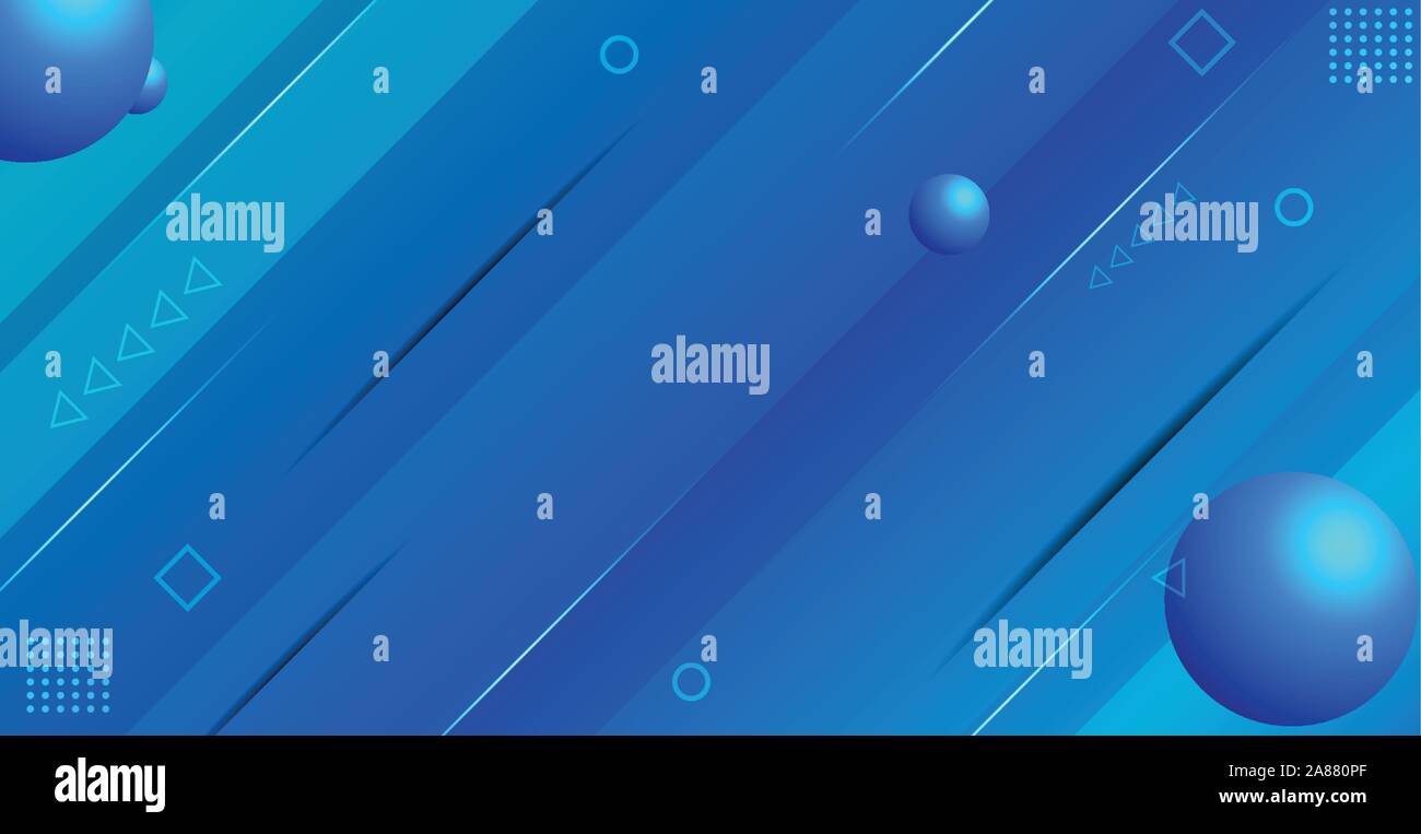 ABSTRACT BLUE GRADIENT GEOMETRIC BACKGROUND Stock Vector Image & Art - Alamy