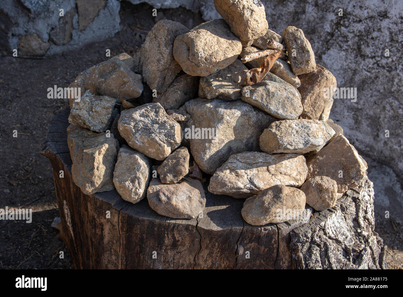 Pile of Rocks Stock Photo - Alamy