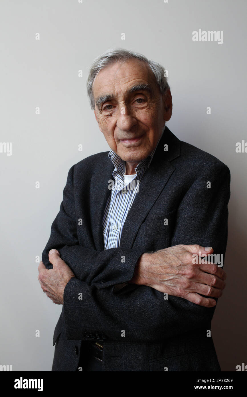 Portrait of Michael Walzer 26/10/2019 ©Basso CANNARSA/Opale Stock Photo ...