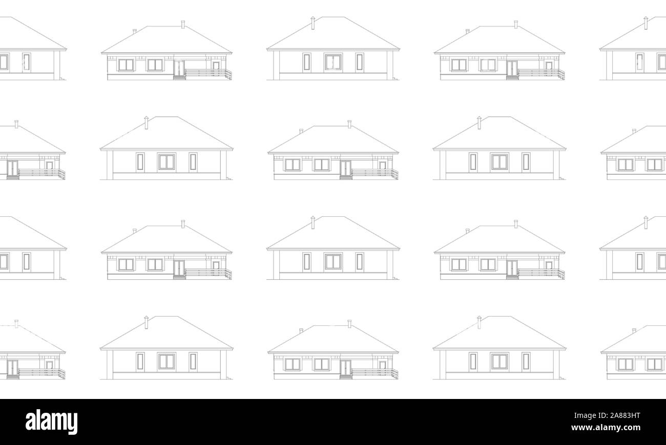 Houses background Black and White Stock Photos & Images - Alamy