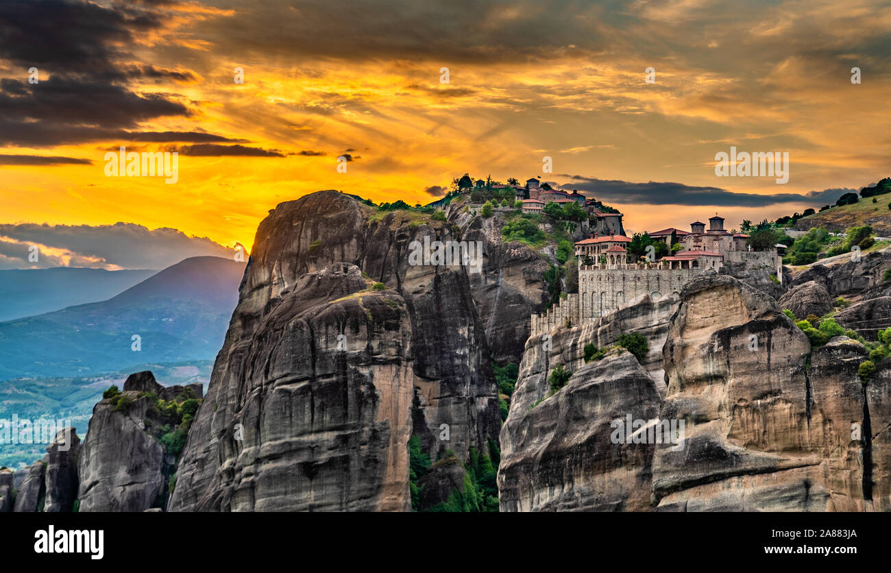 Monasteries of Varlaam and Transfiguration of Christ at Meteora in ...