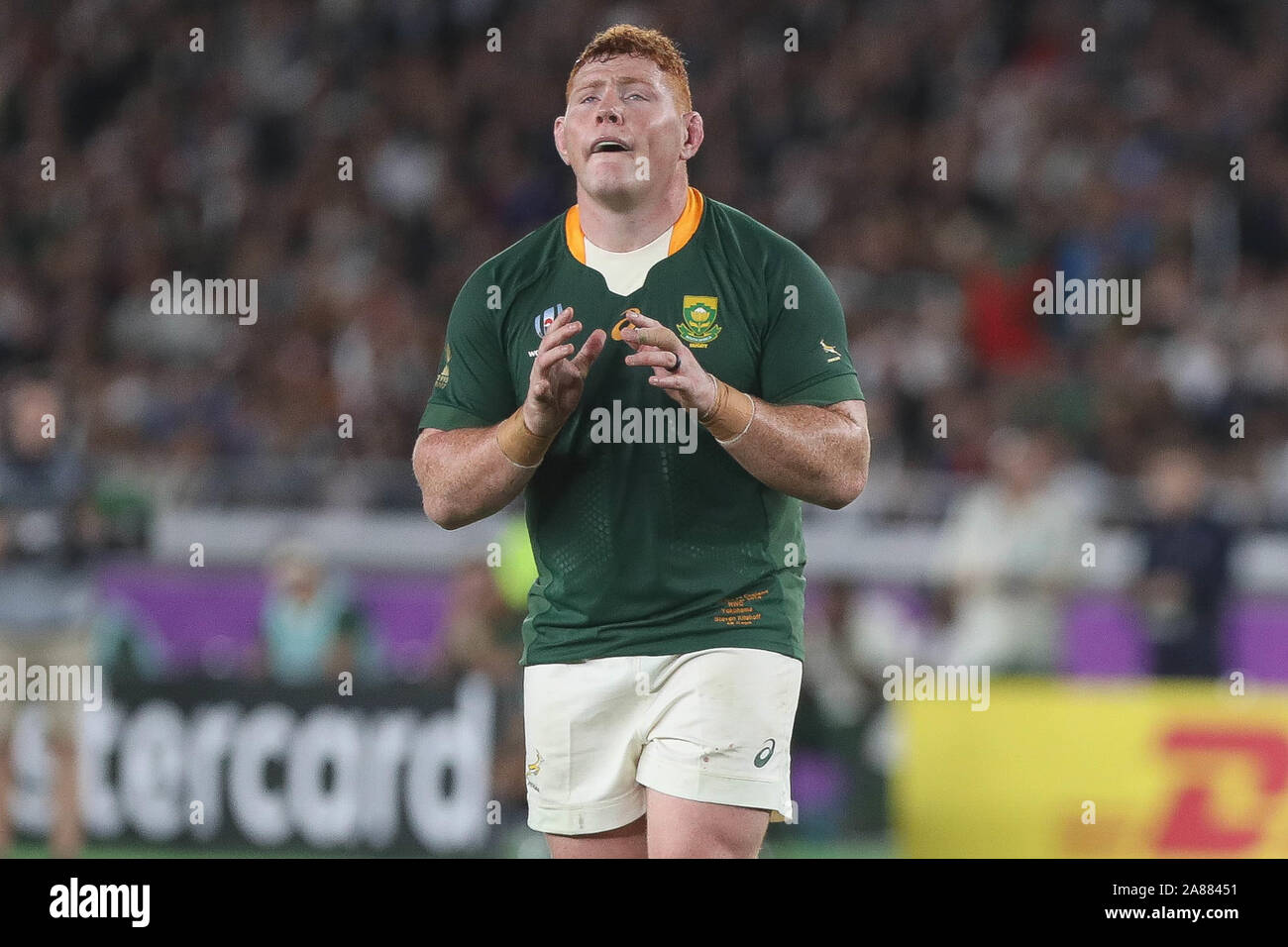 Steven Kitshoff of South Africa during the World Cup Japan 2019, Final ...