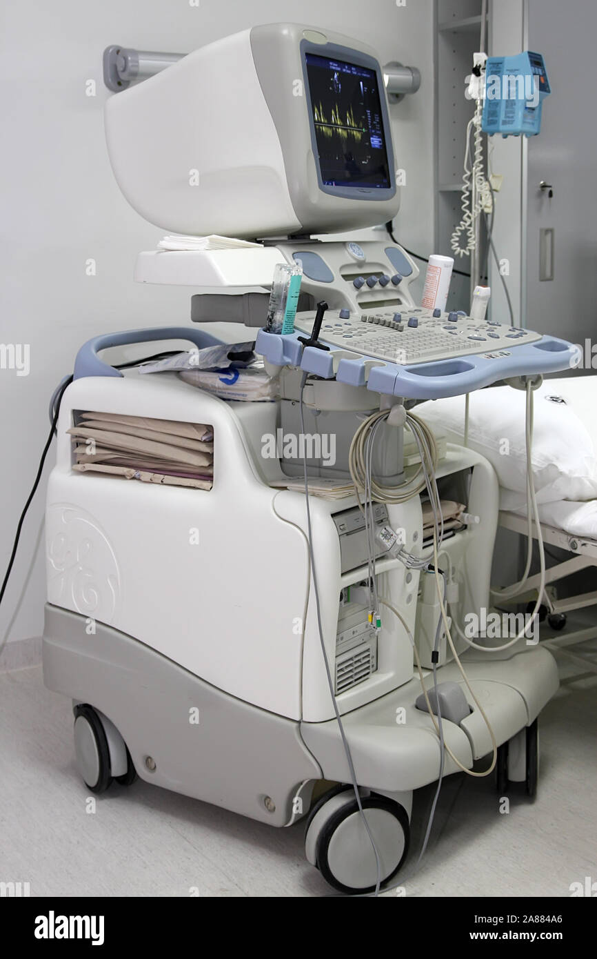 Ultrasonic device in the hospital room Stock Photo - Alamy