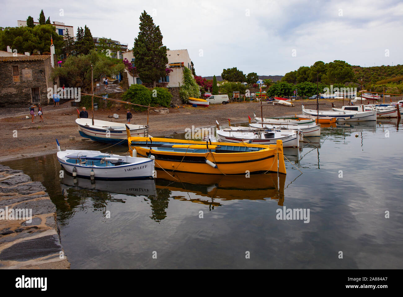 Dali's boat - Gala, the boat of surrealist artist Salvador Dali, Cala ...