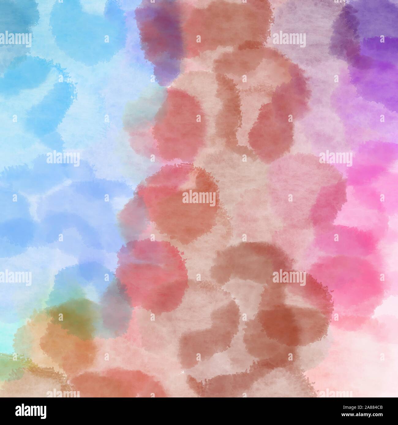 abstract futuristic bubbles pastel violet, tan and indian red ...