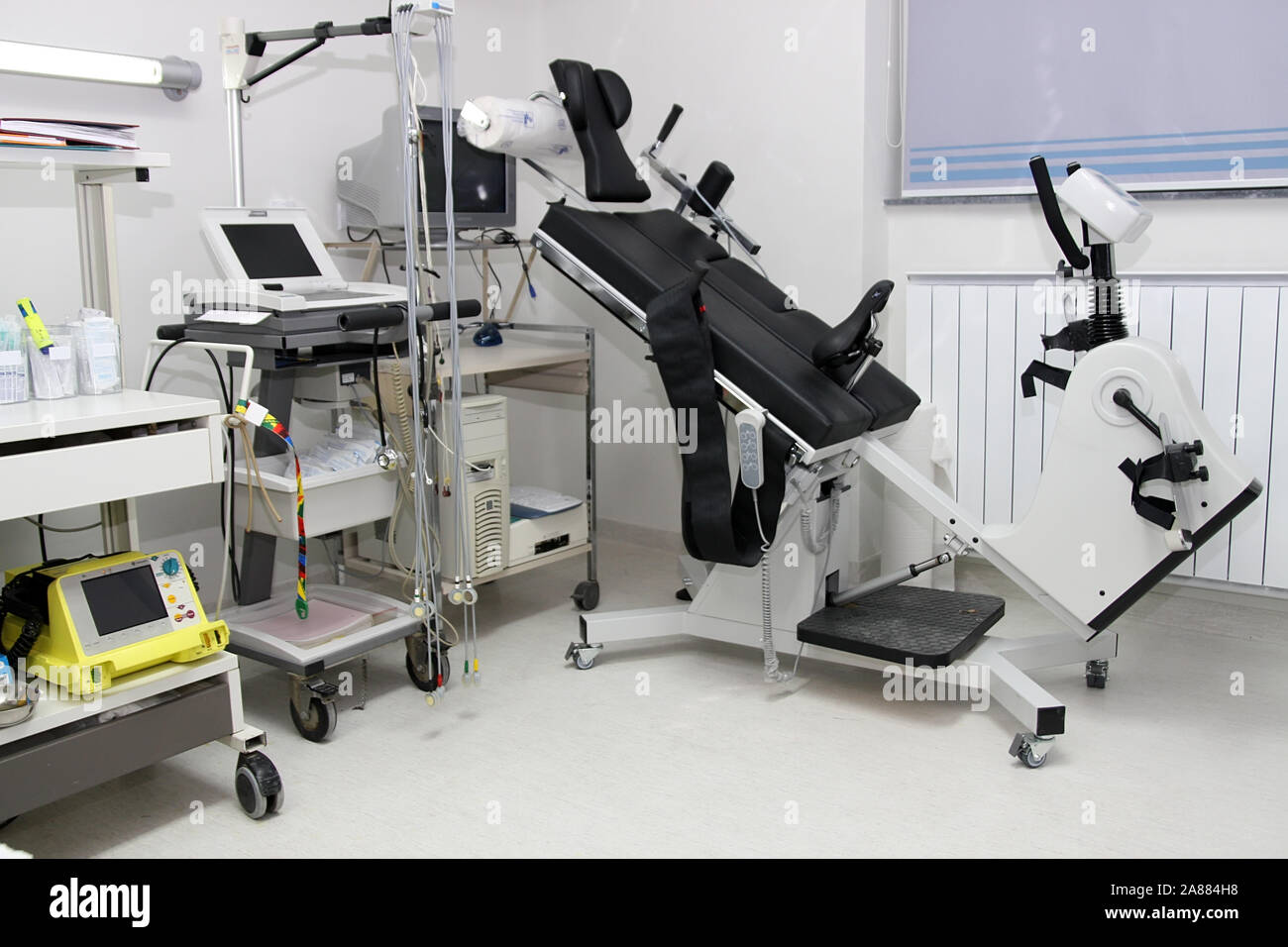 Detail from cardiology room Stock Photo - Alamy