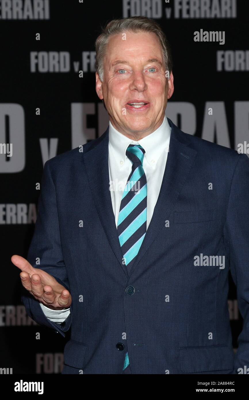 Los Angeles, CA. 4th Nov, 2019. Bill Ford at arrivals for FORD V ...
