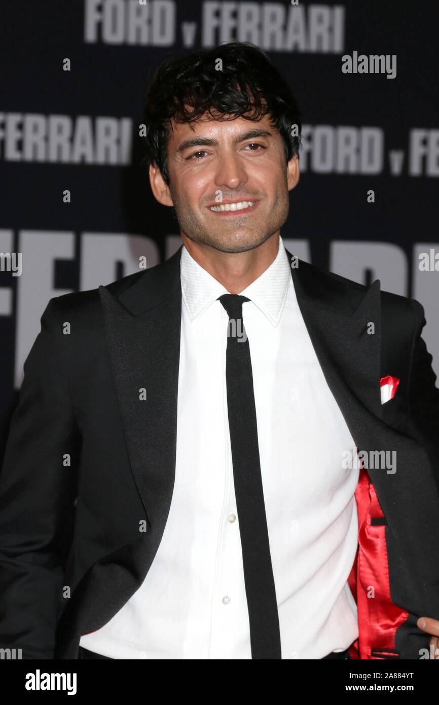Los Angeles, CA. 4th Nov, 2019. Francesco Bauco at arrivals for FORD V ...