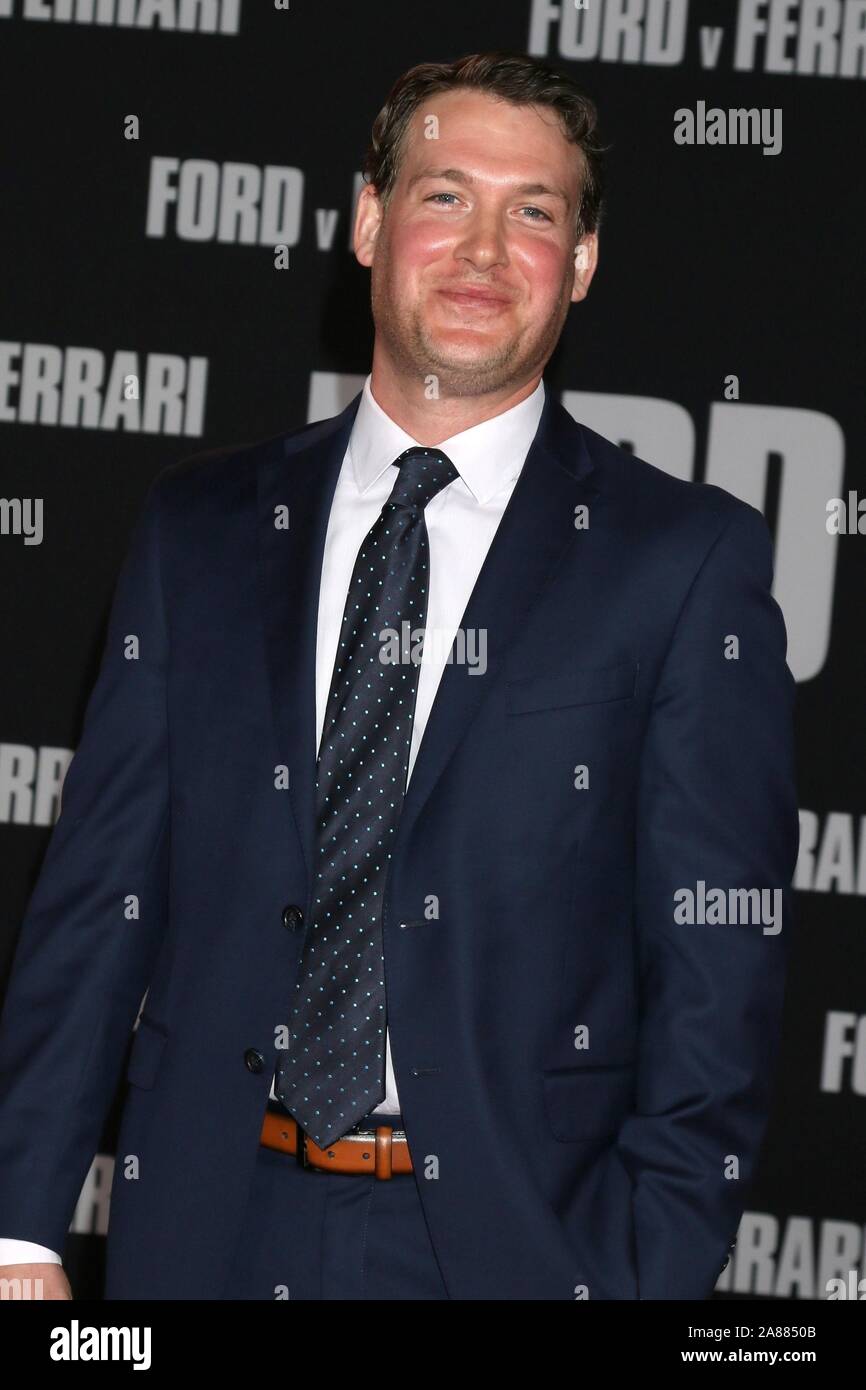 Los Angeles, CA. 4th Nov, 2019. Joe Williamson at arrivals for FORD V ...