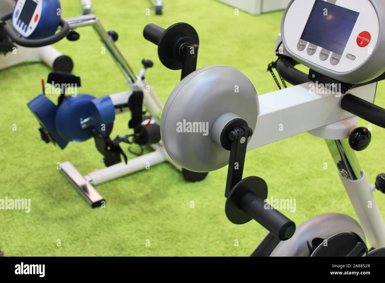 Physiotherapy exercise equipment Stock Photo - Alamy