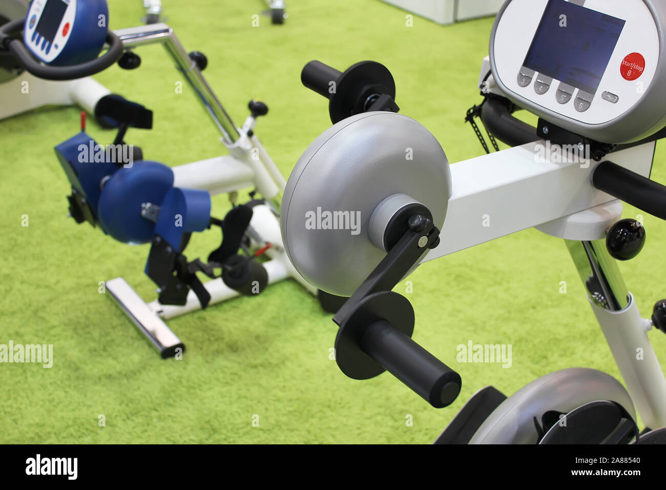 Physiotherapy exercise equipment Stock Photo - Alamy