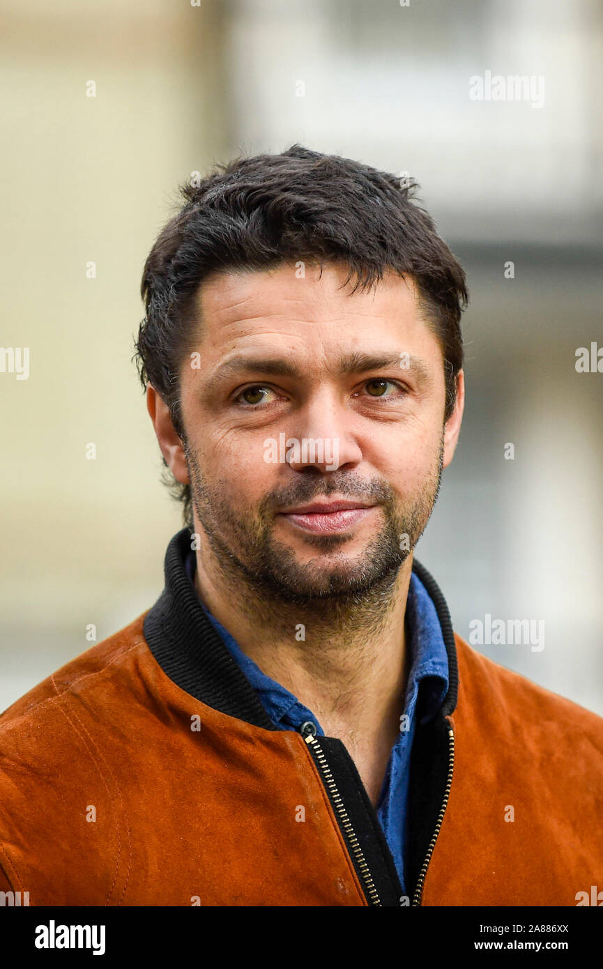 London, UK. 7 November 2019. Conrad Shawcross RA speaks at the ...