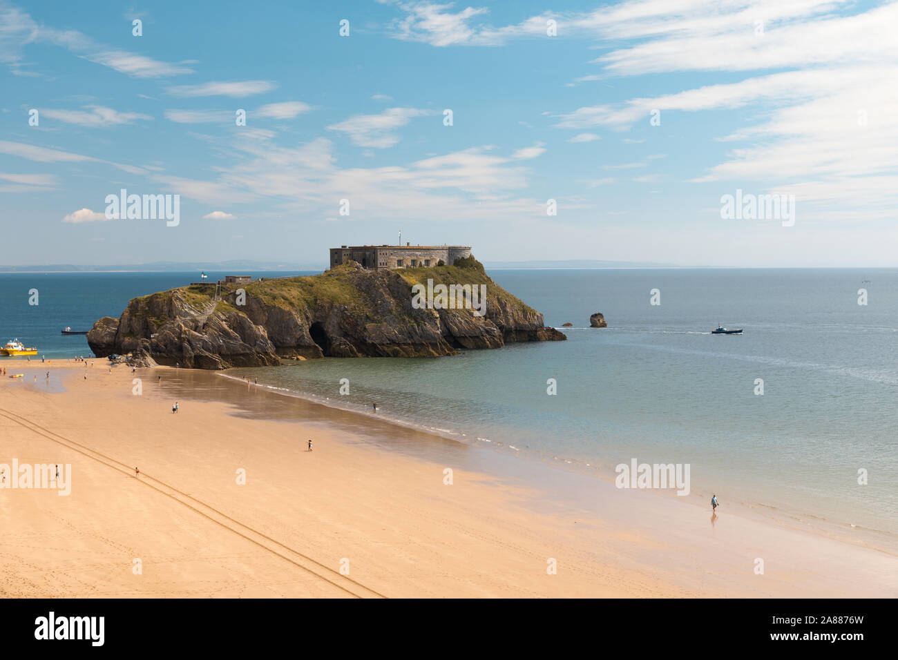 Tenby St Catherine’s Island Stock Photo - Alamy