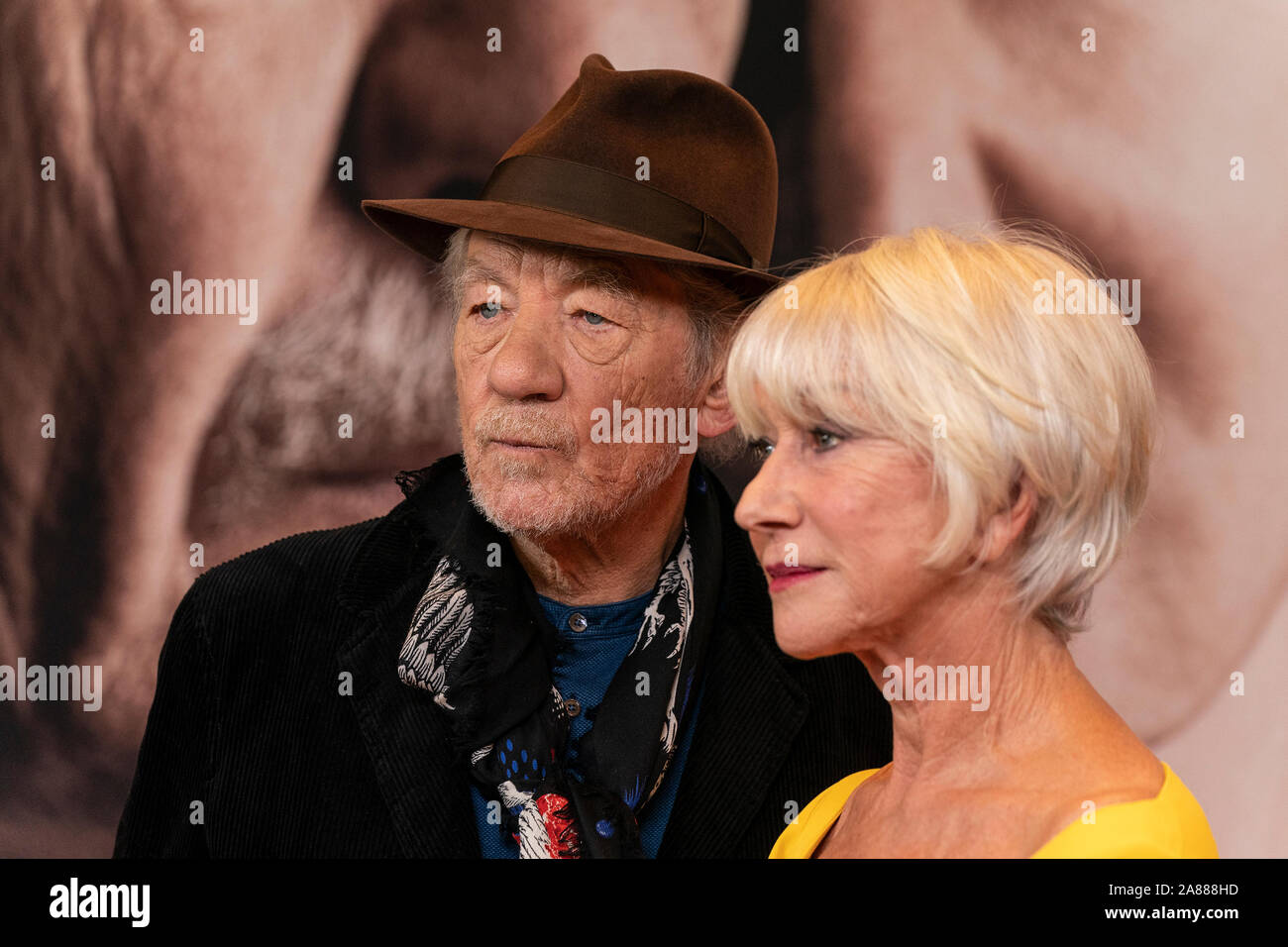 Ian McKellen and Helen Mirren attend The Good Liar premiere at 787 7th ...