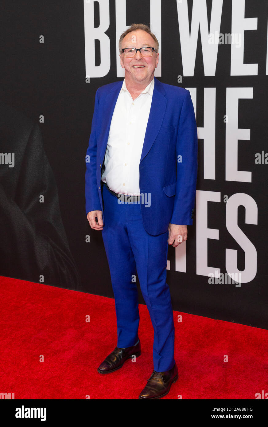 Edward Hibbert attends The Good Liar premiere at 787 7th Avenue in ...