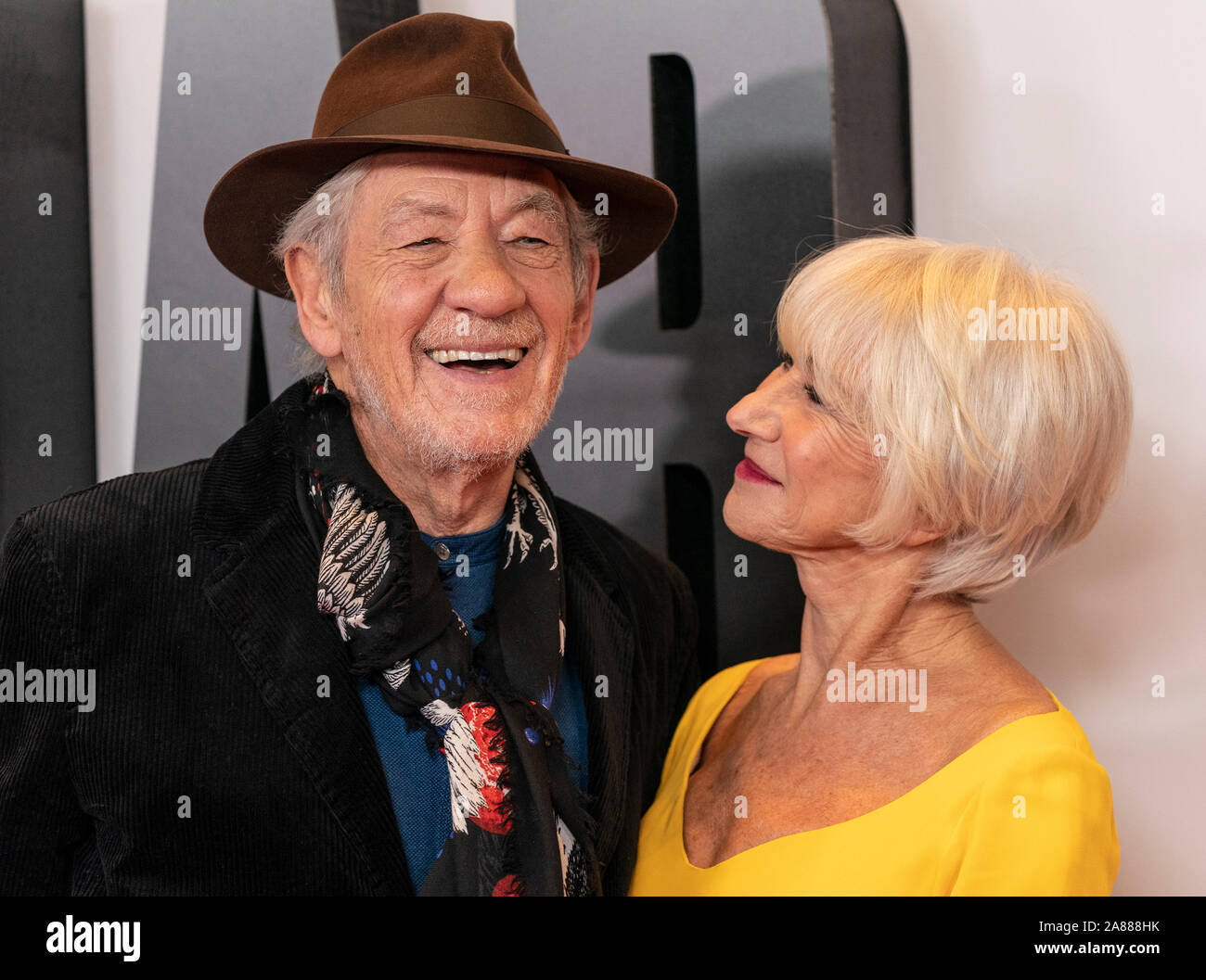 Ian McKellen and Helen Mirren attend The Good Liar premiere at 787 7th ...