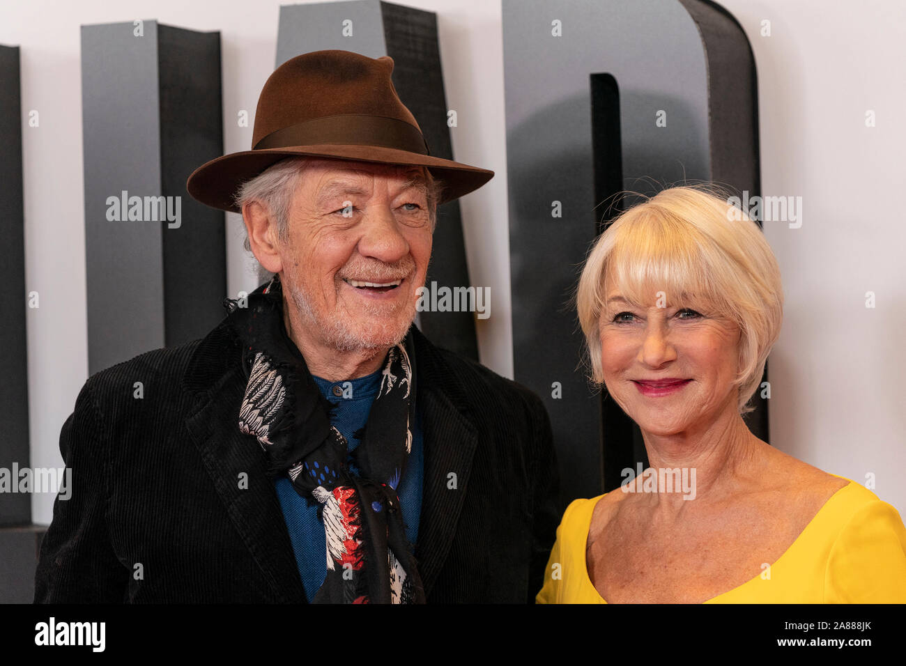 Ian McKellen and Helen Mirren attend The Good Liar premiere at 787 7th ...