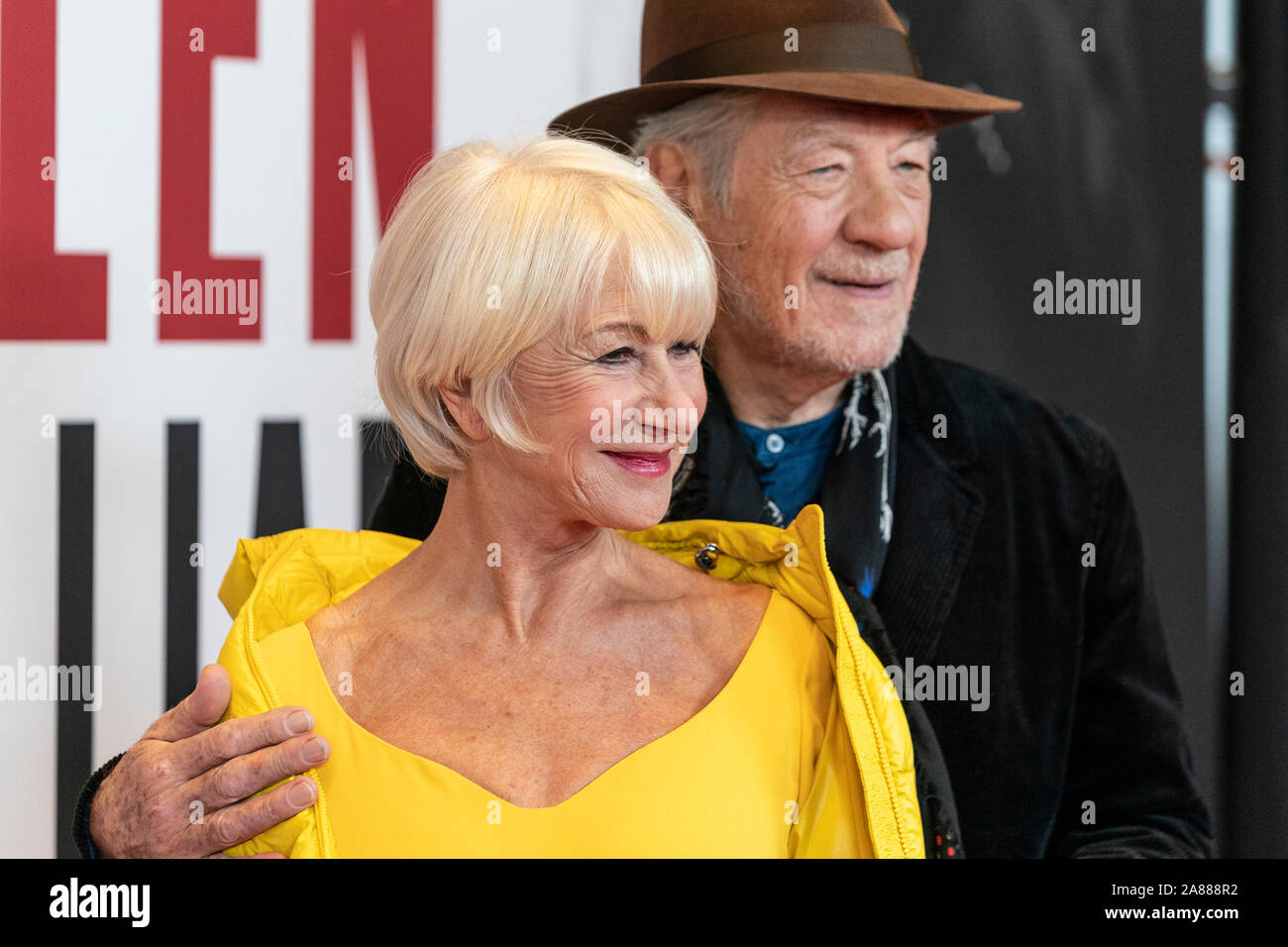New York, United States. 06th Nov, 2019. Dame Helen Mirren and Sir Ian ...