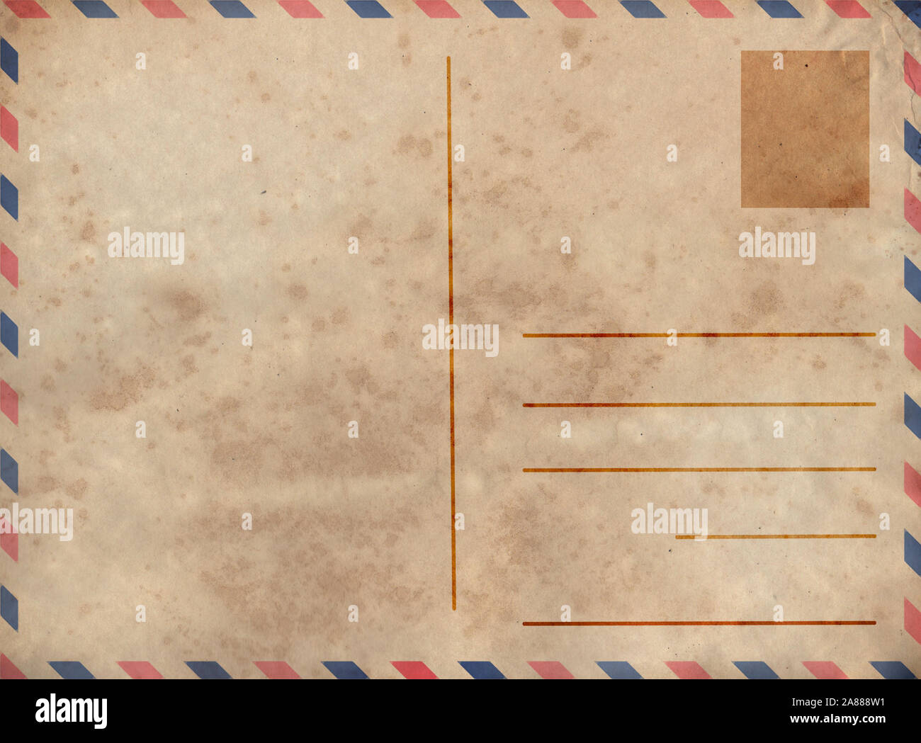 Retro Postcard Template