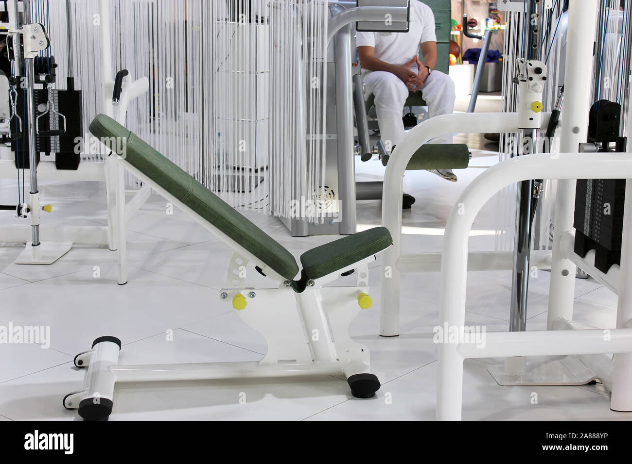 Physiotherapy exercise equipment Stock Photo - Alamy