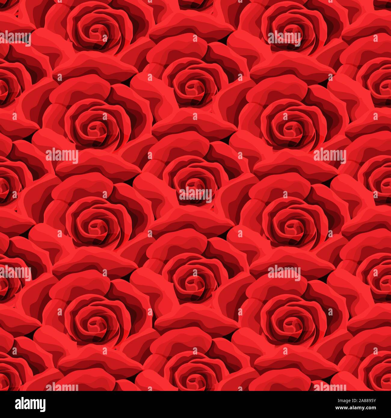 Rose flower Seamless pattern background texture. suitable for printing ...