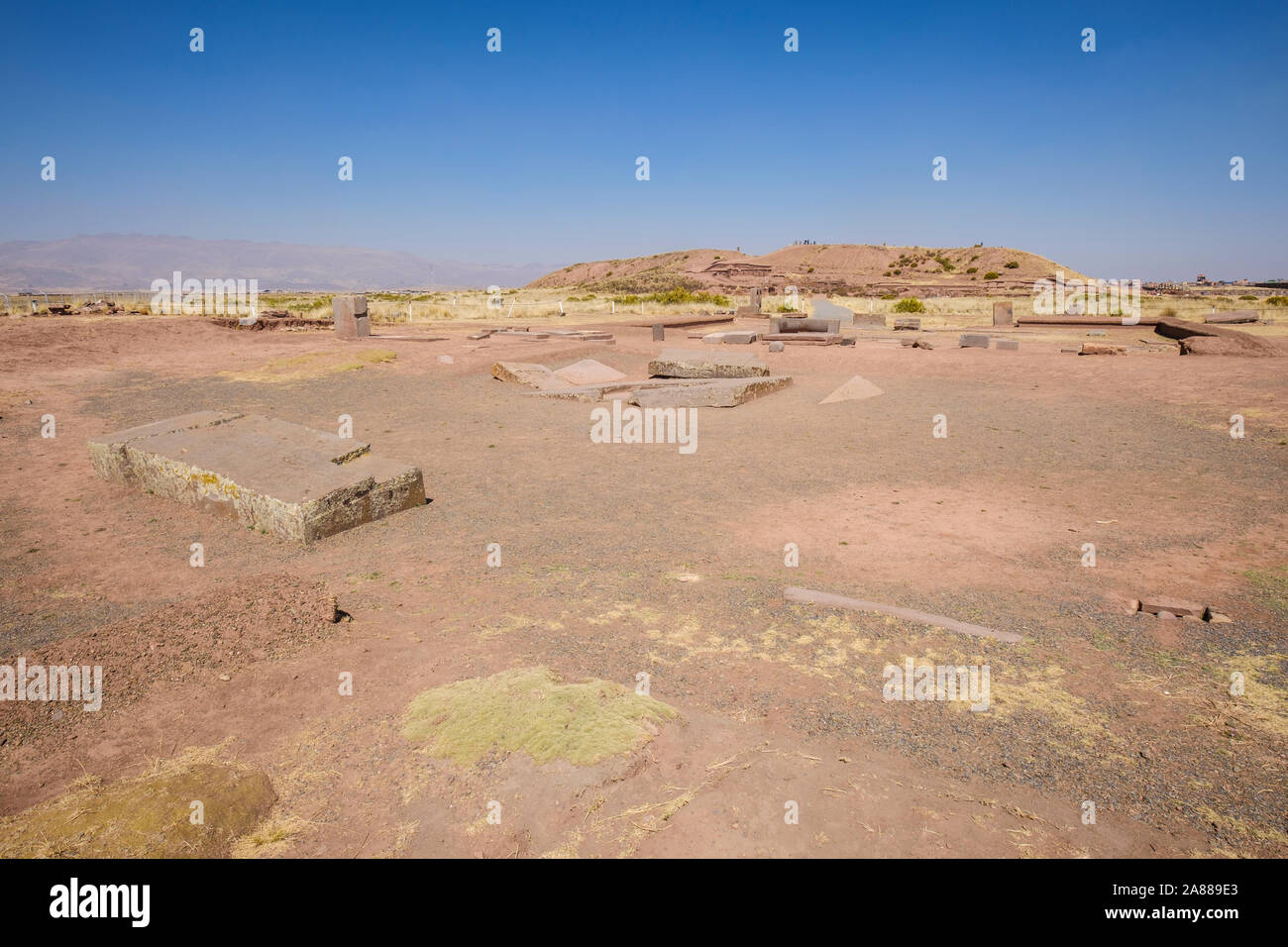 Kantatallita Temple with Akapana pyramid in the background at the ...