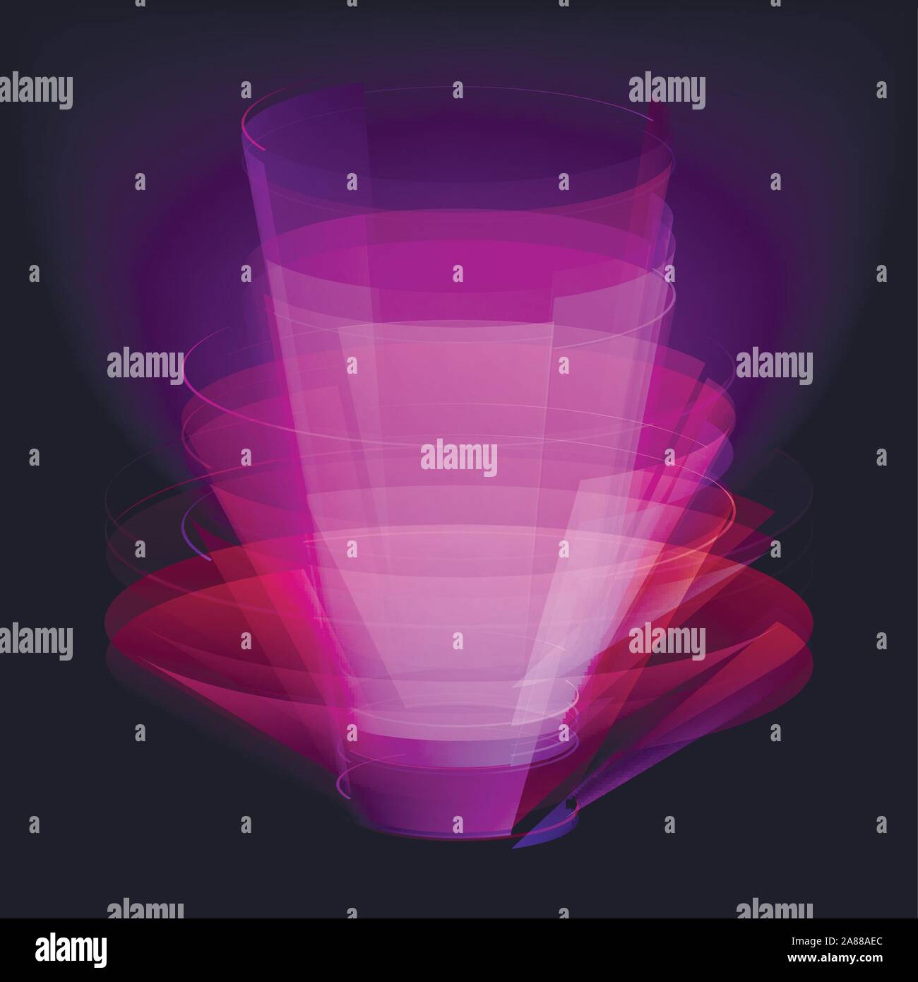 Stylish magical effect vector design. Virtual beauty shine abstract ...