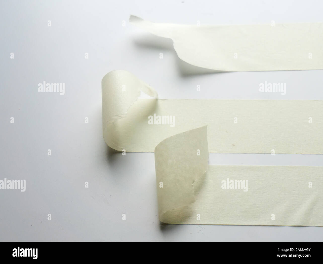 White tape strip adhesive torn hi-res stock photography and images - Alamy