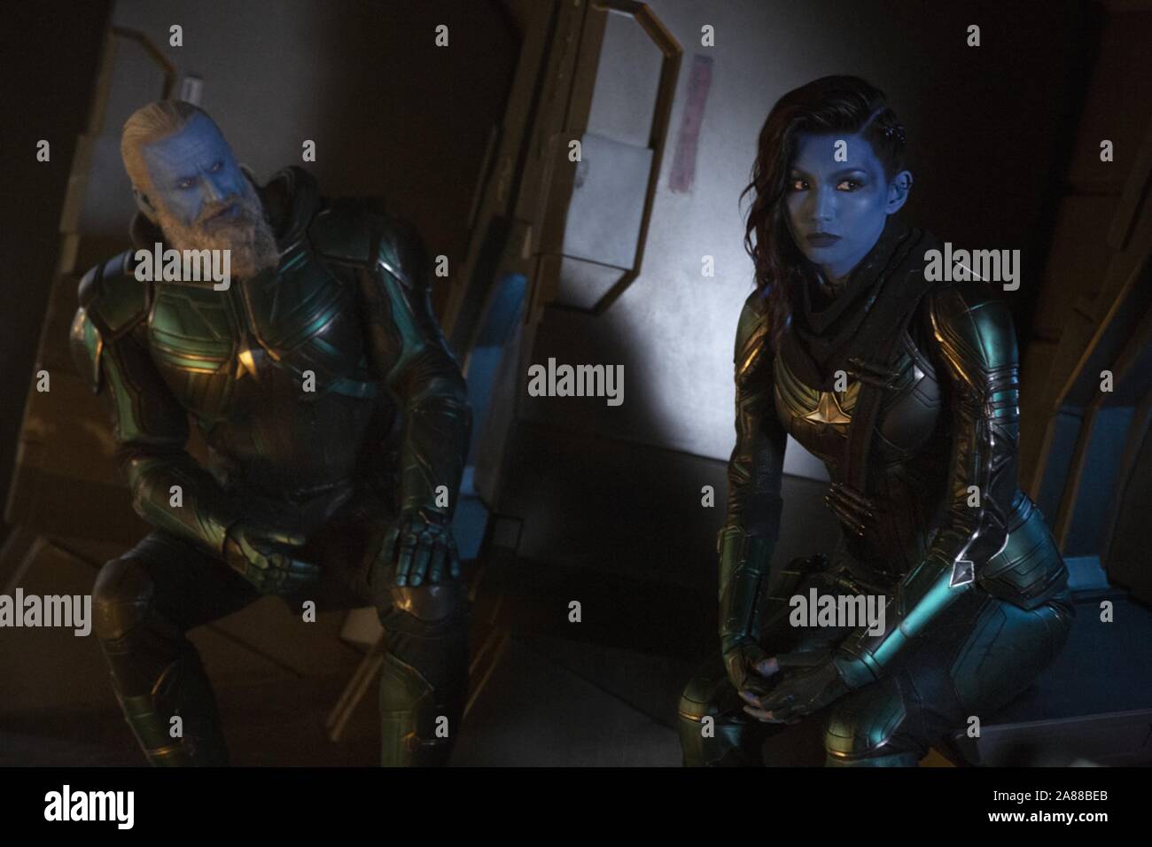 CAPTAIN MARVEL (2019) RUNE TEMTE GEMMA CHAN ANNA BODEN (DIR) RYAN FLECK ...