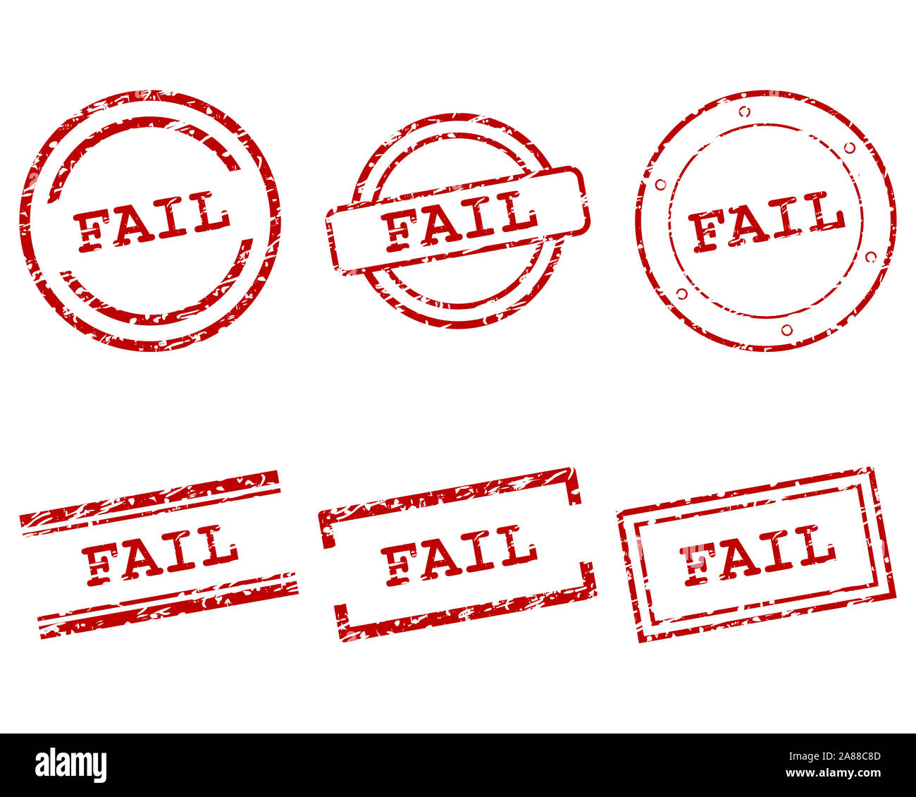 Fail stamp vintage red hi-res stock photography and images - Alamy