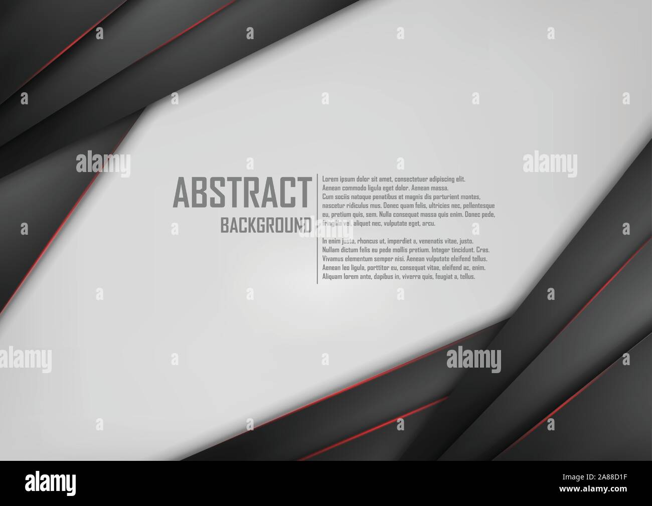 Abstract background of white and black origami paper. Vector ...