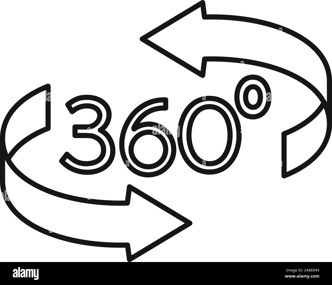 Augmented reality icon. Outline augmented reality vector icon for web ... Augmented reality icon. Outline augmented reality vector icon for web ...