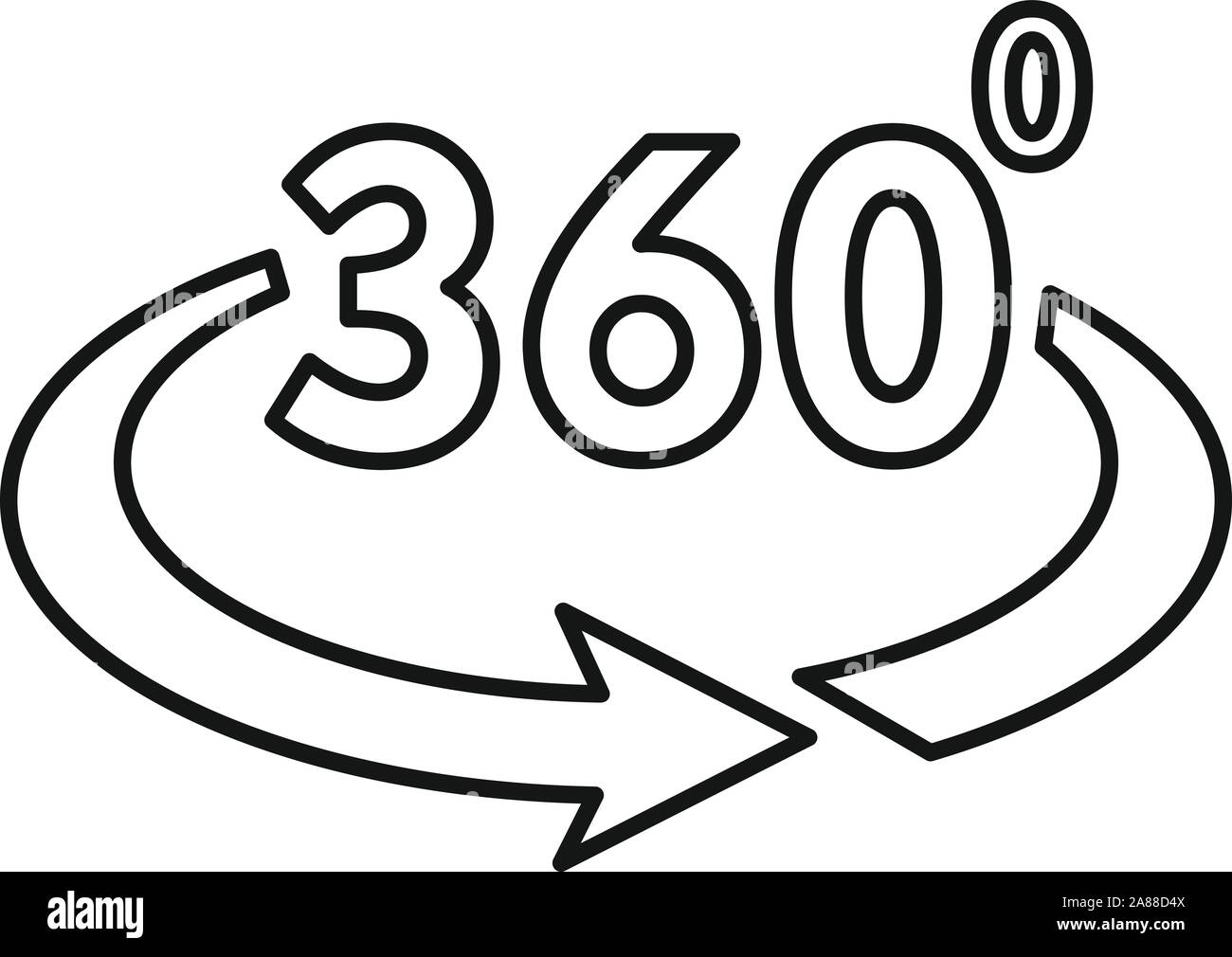 Game vr simulation icon. Outline game vr simulation vector icon for web ...