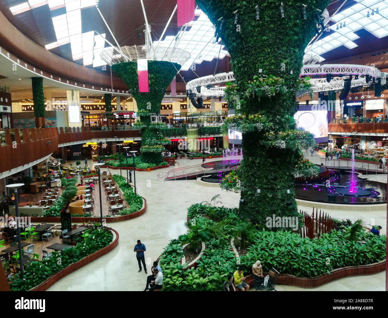 Beautiful mall in Qatar. Mall of Qatar, Al Rayyan Stock Photo - Alamy