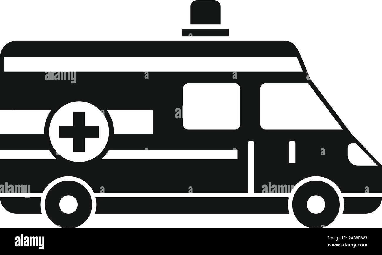 Ambulance icon. Simple illustration of ambulance vector icon for web ...