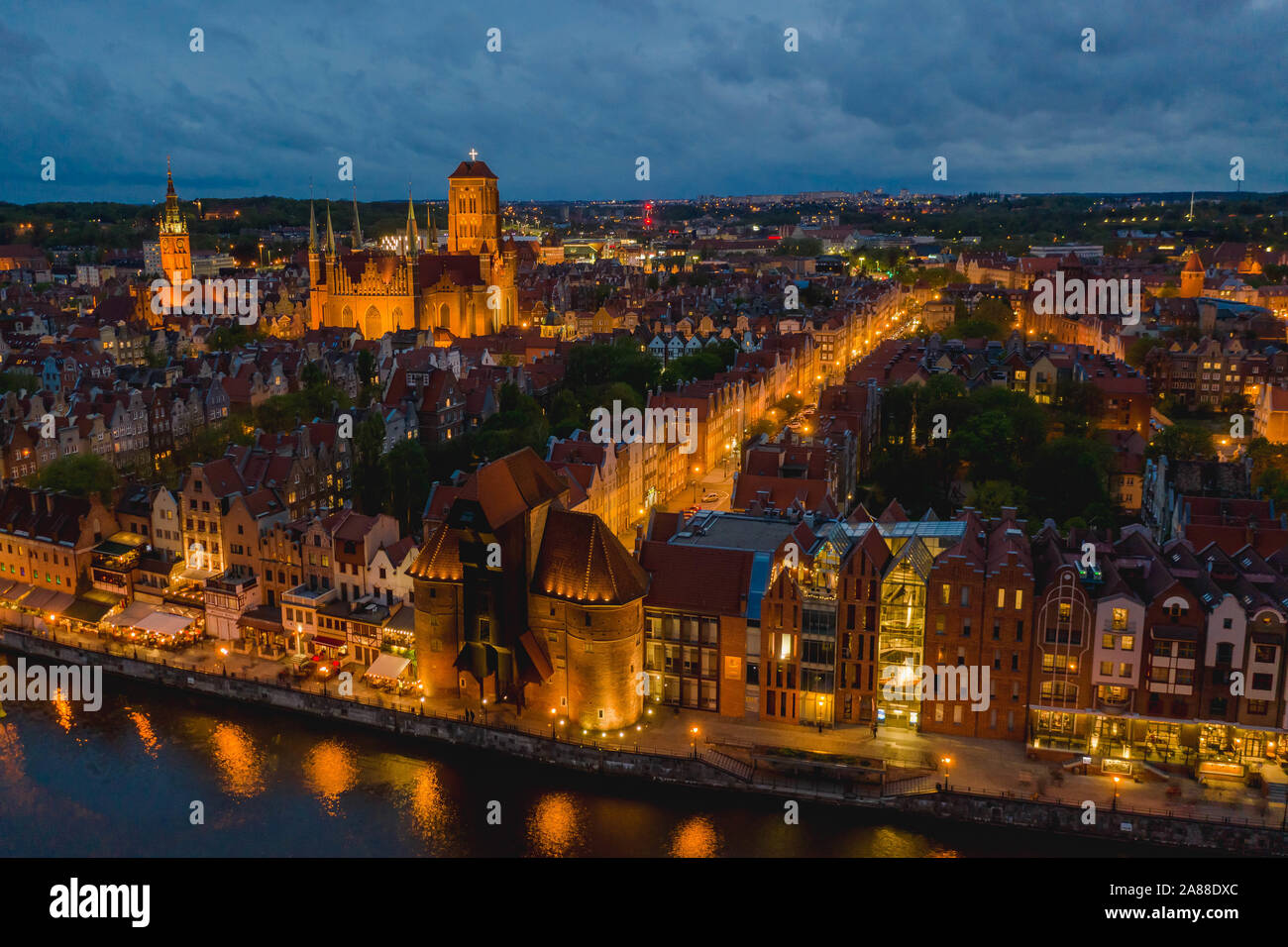 Gdansk drone from above view hi-res stock photography and images - Alamy