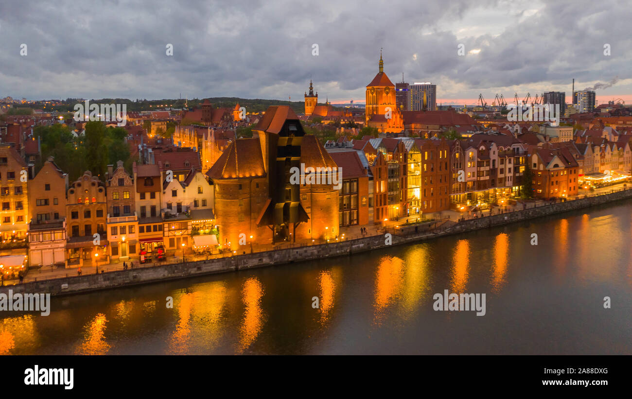 Gdansk drone from above view hi-res stock photography and images - Alamy