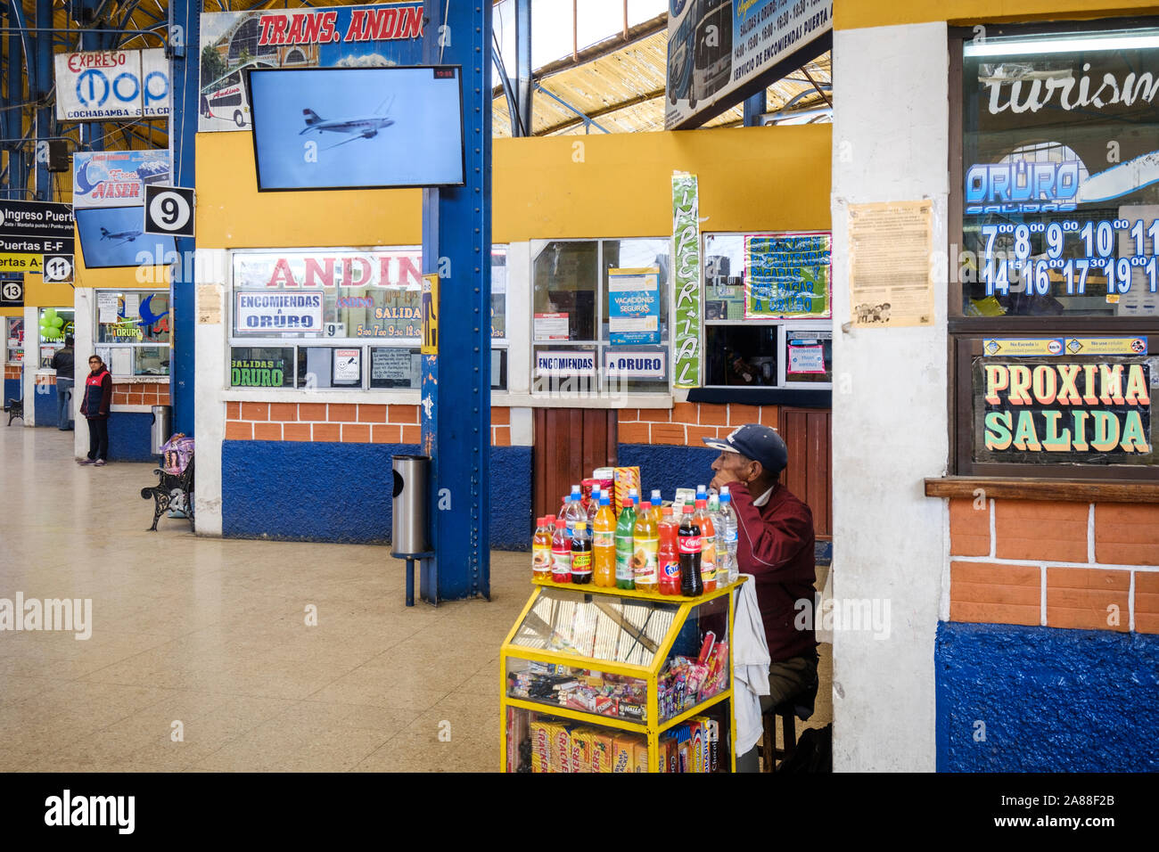 Bus Terminal or Terminal de Buses La Paz is the Bus Central Station in ...