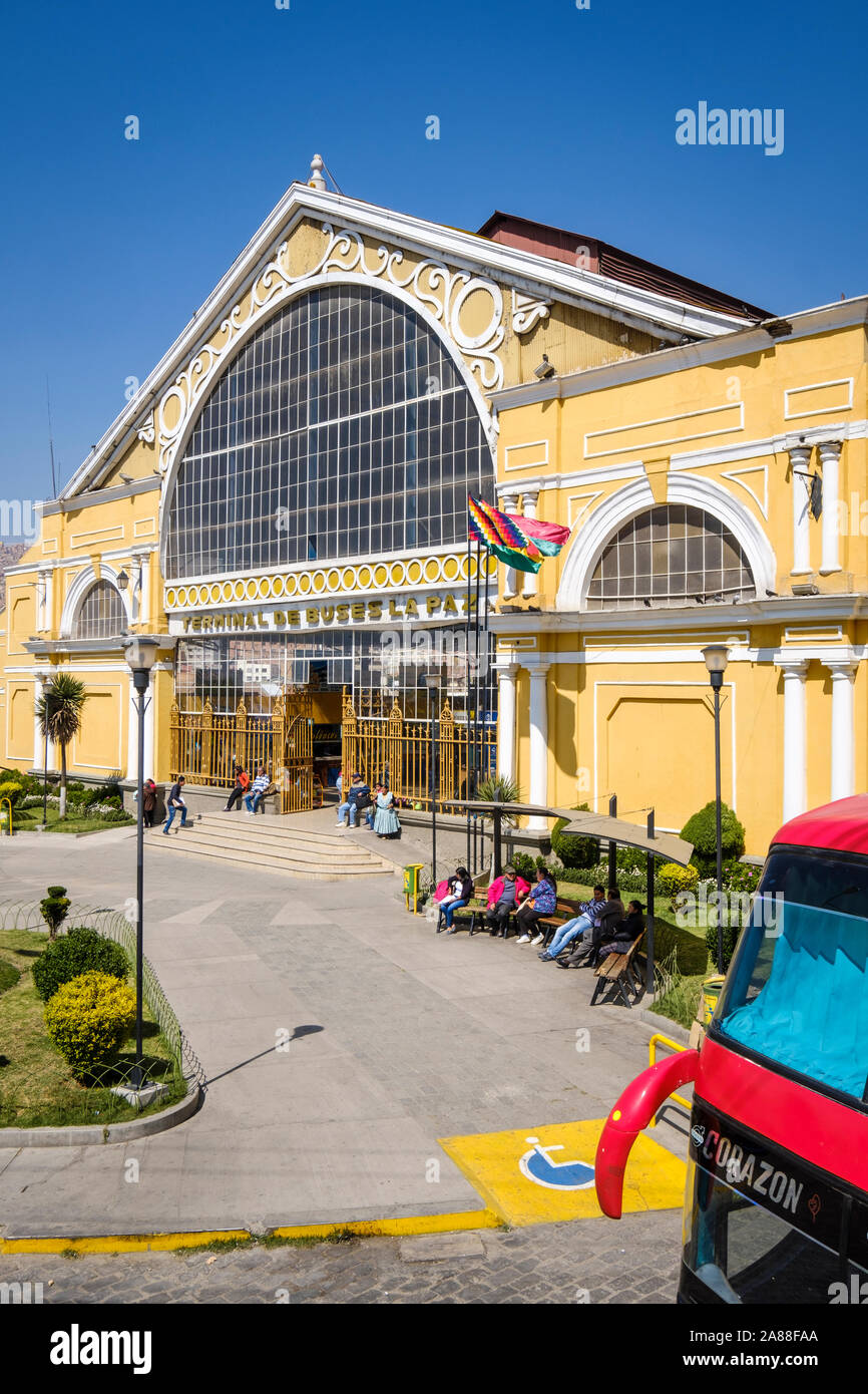 Bus Terminal or Terminal de Buses La Paz is the Bus Central Station in ...